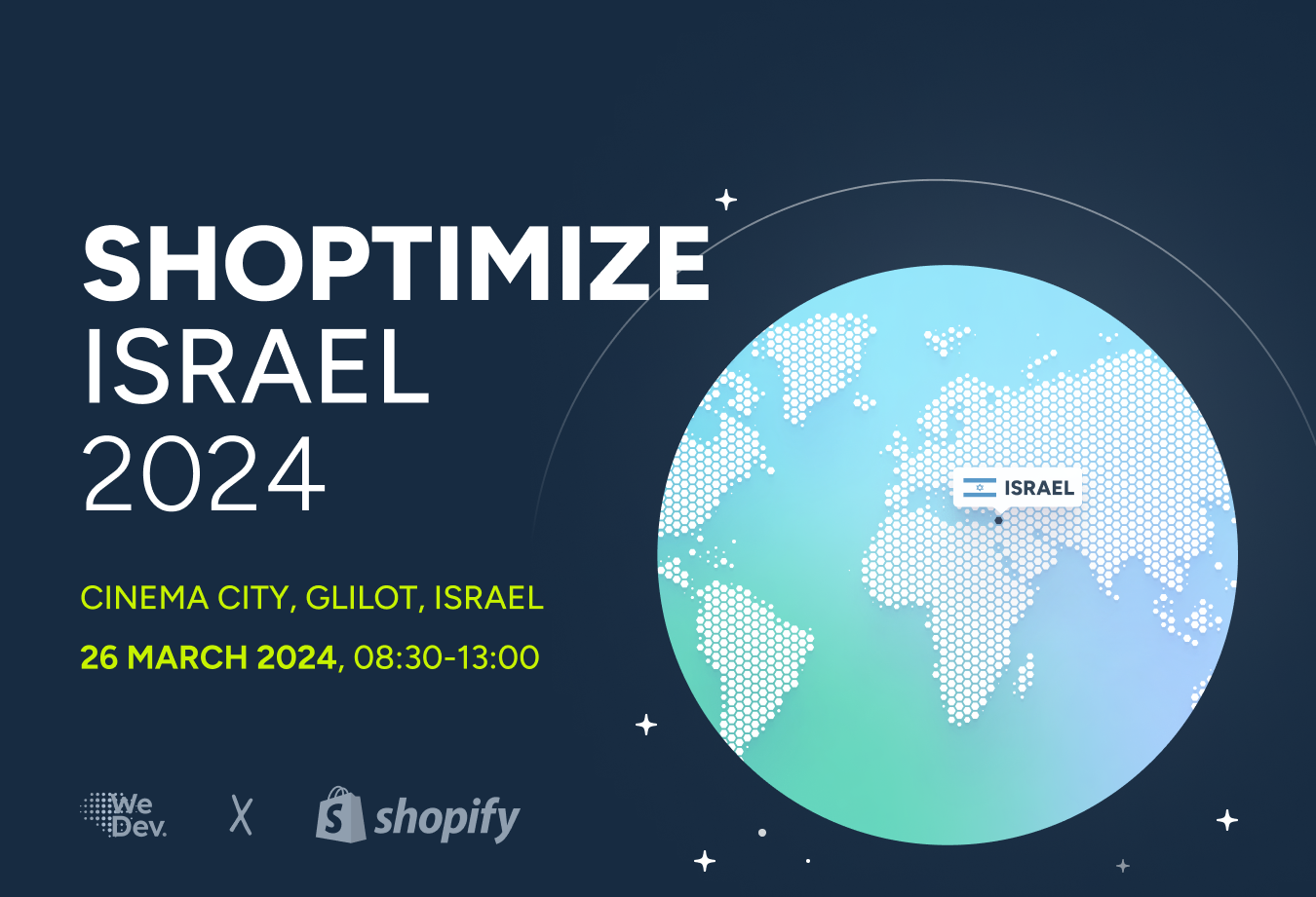 Shopitmize Israel 2025: E-commerce & Shopify Summit – WeDev Conference 2023